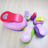 China DIY Decorative Eva Foam Embossing Device Metal Plastic Hole Craft Paper Punch 9mm-75mm for sale