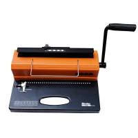 China Professional 34 Hole A4 Calendar Punching Machine For Coil Iron Ring Binding for sale