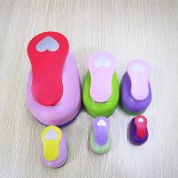 China DIY Decorative Eva Foam Embossing Device Metal Plastic Hole Craft Paper Punch 9mm-75mm for sale