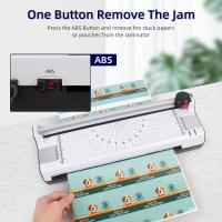China Small Hot Cold Manual A3 A4 Laminator Machine for Spot Goods Photo Thermal Lamination for sale
