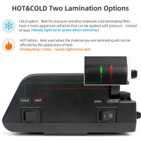 China Cold Hot 13 Inch Desktop Laminating Machine 4 in 1 Thermal Laminator With Paper Trimmer Punch Corner Rounder for sale