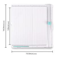 China 12 inch Paper Trimmer Scoring Board for Book Cover Gift Box Photo and More Plastic for sale