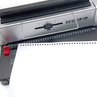 China Manual Comb Binding Machine for Heavy Duty Spiral Coil Binding 34 Hole Iron Ring Usage for sale