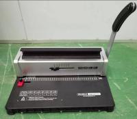 China Manual Comb Binding Machine for Heavy Duty Spiral Coil Binding 34 Hole Iron Ring Usage for sale