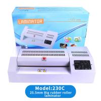 China Large Rubber A4 Desktop Laminating Machine for Paper Protection and Durable Metal Design for sale