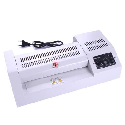 China User-Friendly A4 Size Roller Desktop Cold and Hot Laminator with Metal Construction for sale