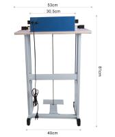China ZEQUAN FR500 Iron Body Foot Pedal Sealing Machine 500mm Sealing Length for Plastic Bag for sale