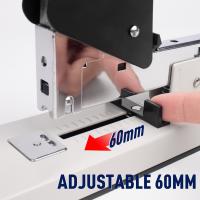 China 28.5*7*18.5cm High Capacity Manual Jumbo Book Stapler Machine for Office 100 Sheets for sale