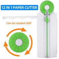 China Good 463*165*33mm ABS Multifunction Paper Cutter DIY Craft Safety Circle Paper Trimmer for sale
