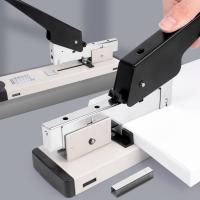 China 100 Sheets High Capacity Manual Stapler Machine for Office Heavy Duty Customized Logo for sale