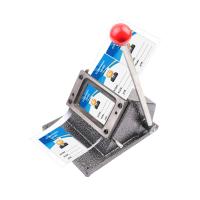 China Convenient Manual Black PVC Card Name Cutter Die Cutting Machine for Business Cards for sale