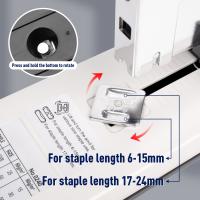 China Office Heavy Duty Binding 240 Sheets Manual Stapler with High Capacity Advantage for sale