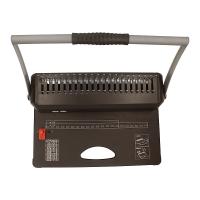China 21 Holes Comb Book Binding Machine For Office Manual Hole Size 3*8mm Rubber Ring for sale