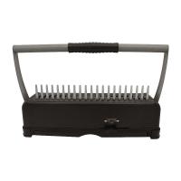 China 21 Holes Comb Book Binding Machine For Office Manual Hole Size 3*8mm Rubber Ring for sale