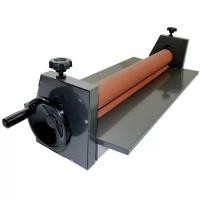 China Max Laminating Width 1000mm LBS1000 Manual Cold Roll Laminator with Rubber Rollers for sale