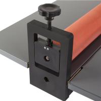 China Max Laminating Width 1000mm LBS1000 Manual Cold Roll Laminator with Rubber Rollers for sale