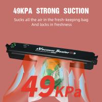 China Super Suction Automatic Suction Vacuum Food Sealers for Home Hotel Restaurant in Black for sale