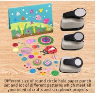 China DIY Mini Craft Hole Punch with ZEQUAN Circle Paper Punch Cutter in Multiple Sizes for sale