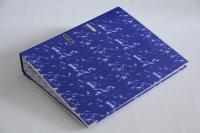 China A4 Size 2 Hole Ring Binder Lever Arch File PVC Pressboard Cardboard Paper 2 3 Inch Marble for sale