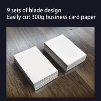 China Automatic Card Cutting Machine 90x54mm Cutting Size for Home Office and School Needs for sale