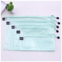 China Custom A4 B4 Size Clear Waterproof PP Document Bag Mesh Zipper Pouch for Zhejiang OEM for sale