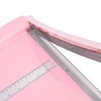 China Manual A4 330x320mm Cutting Size Paper Trimmer with Pink Color and 10 Sheets Thickness for sale