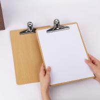 China Customized Wooden Clipboard A4 Size Writing Clipboard with Customer's Request Logo for sale