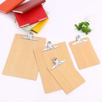 China Customized Wooden Clipboard A4 Size Writing Clipboard with Customer's Request Logo for sale