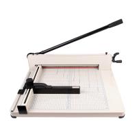 China Manual 16 inch Paper Trimmer Heavy Duty Layer Cutter for 400 Sheets and Thick Layers for sale