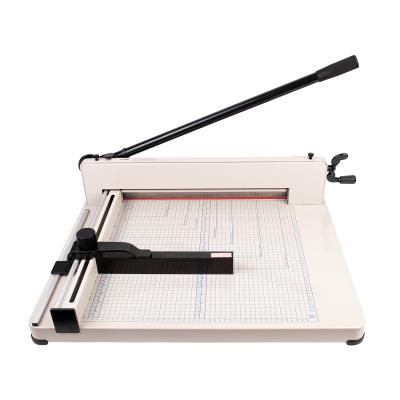 China Manual 16 inch Paper Trimmer Heavy Duty Layer Cutter for 400 Sheets and Thick Layers for sale