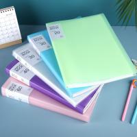 China A4 Multi-layer Loose Leaf Student Test Paper File Folder for Office Stationery Supplies for sale