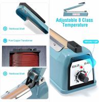 China 400mm Hand Foil Plastic Bags Pouch Impulse Heat Sealer for Packing CE FCC Approved IRON for sale