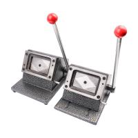 China Portable PVC Card Die Cutter Manual CR80 Die Cutting Machine 5.23KG Black Home Office for sale