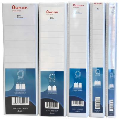 China Office School Stationery PVC File Folder with 4 Ring Binder and Customizable A4 Size for sale