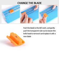 China Mini Paper Cutter with Good Cutting Thickness 10 Sheets of 80g Printing Paper Plastic for sale