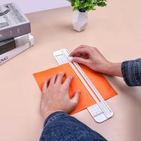 China 12inch A4 Mini Sliding Paper Cutter Trimmer for Child Safety White Black Pink or Blue for sale
