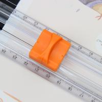 China Straight Cut ABS Plastic Paper Cutter Manual Guillotine Cutter Paper Knife Trimmer for sale