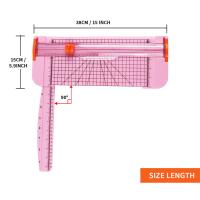 China 12 Sheet A4 Mini Paper Cutter with Cutting Size of 330x320mm and Cutting Technology for sale