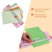 China 15 Sheet Capacity A4 Mini Paper Cutter Ideal for Home and Office in Black White or Rose for sale