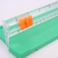 China Blue Mini Slide Paper Cutter with Ruler Cutting Thickness 10 Sheets of 80g Printing Paper for sale