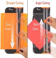 China 12 Sheet A4 Mini Paper Cutter with Cutting Size of 330x320mm and Cutting Technology for sale