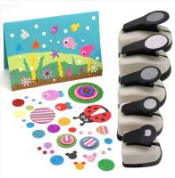 China 1 Hole Kids Christmas Gift Handmade Cutter Card Craft DIY Hole Paper Shape Punch for Printing for sale