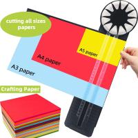 China Manual 12 In 1 Mini Paper Trimmer Safe ABS Multifunctional DIY Hand Tool for Kids for sale