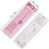 China Maximum Cutting Thickness 12 Sheets of 80GSM Paper Mini Manual Paper Cutter for Office for sale