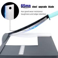 China 12 Inch Paper Cutting Board A4 Guillotine Paper Trimmer with Safety Lock Protection for sale