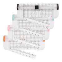 China Portable Plastic A5 Paper Cutter ZEQUAN Multifunctional Trimmer with Manual Operation for sale