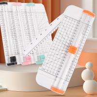 China Portable Plastic A5 Paper Cutter ZEQUAN Multifunctional Trimmer with Manual Operation for sale