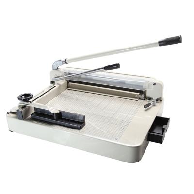 China Effortlessly Cut Thick Paper with the 868 A3 Heavy Duty Manual Guillotine Trimmer for sale