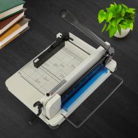 China 858 A3 A4 Manual Thick Layer Paper Cutter Trimmer Guillotines for Thick Paper Cutting for sale
