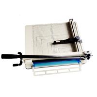 China Office Home White A4 Heavy Duty Guillotine Paper Cutter with Metal Base and Manual for sale